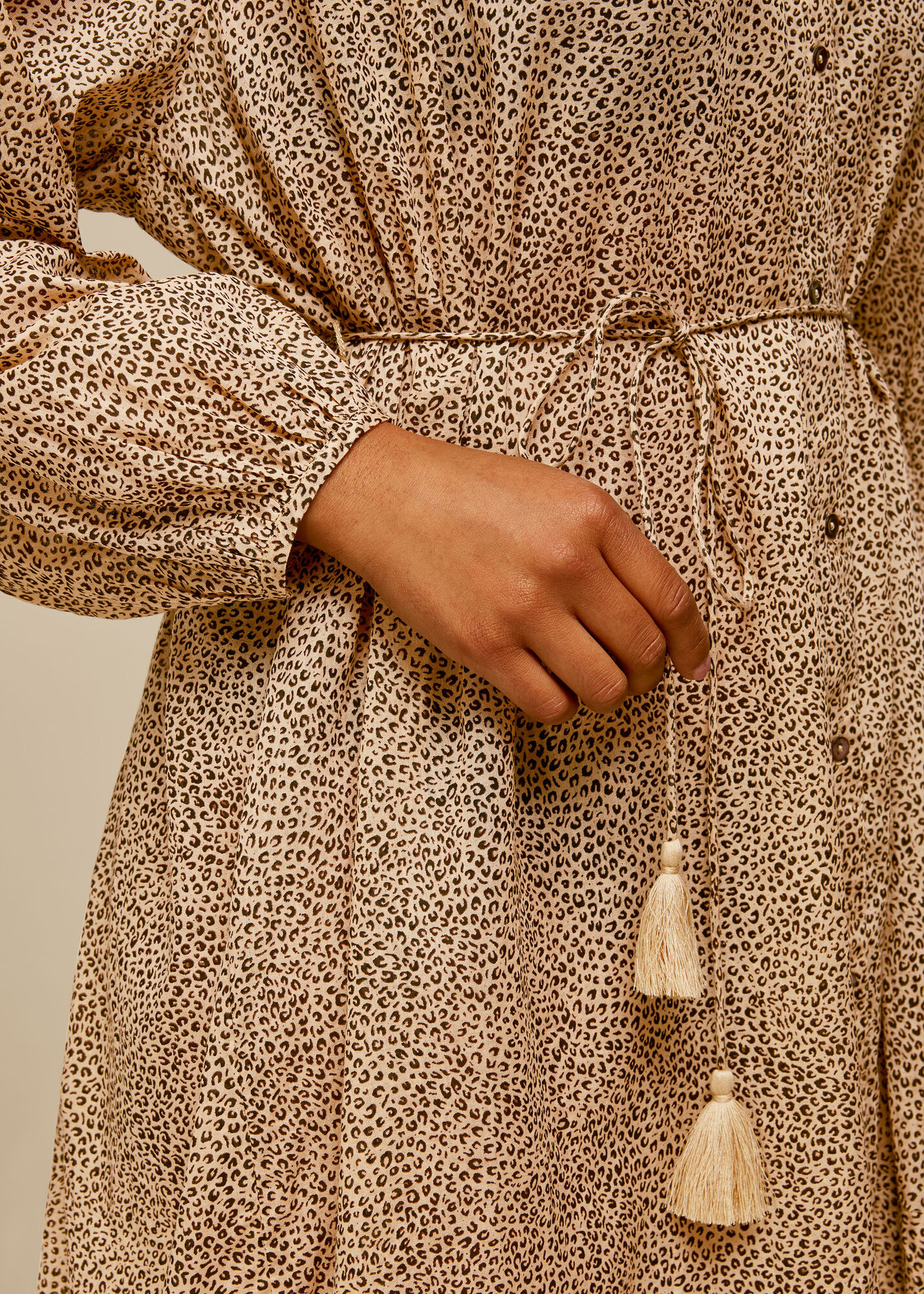 Leopard Print Mini Leopard Beach Dress | WHISTLES | Whistles UK