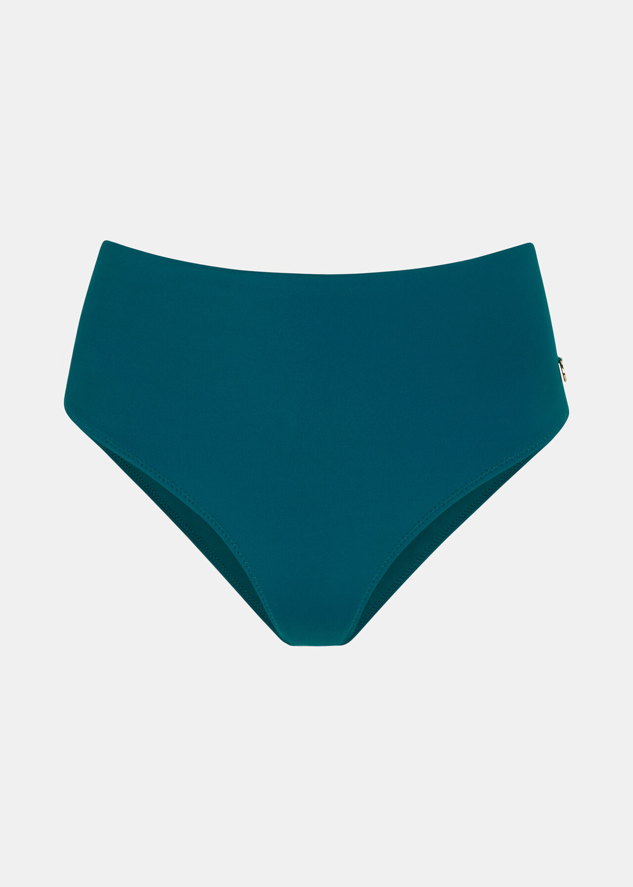 Teal High Rise Bikini Bottom | WHISTLES