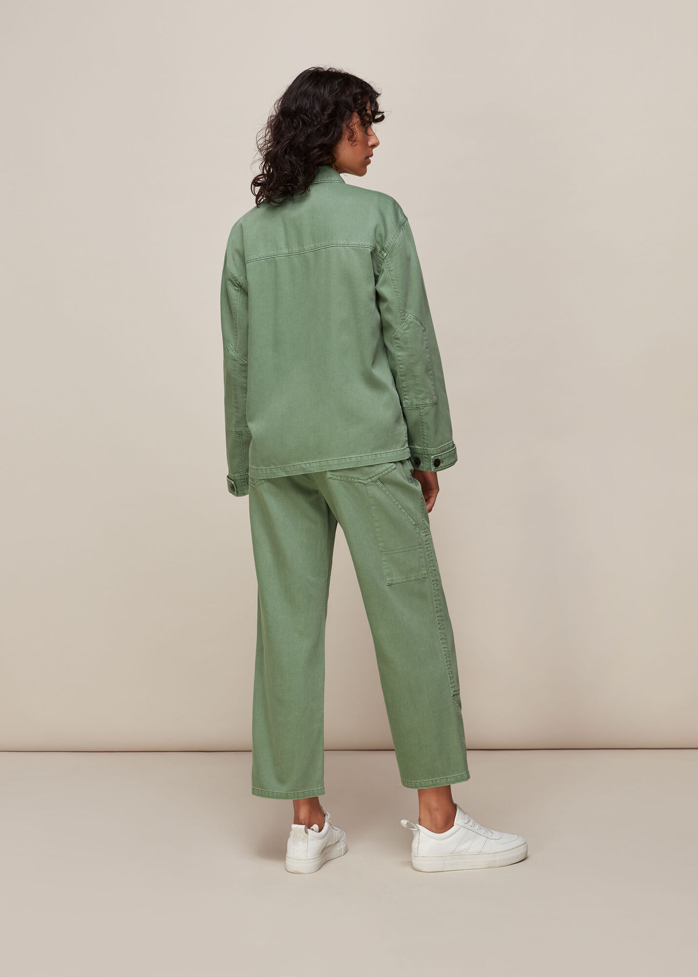 Pale Green Ultimate Utility Jacket | WHISTLES | Whistles UK