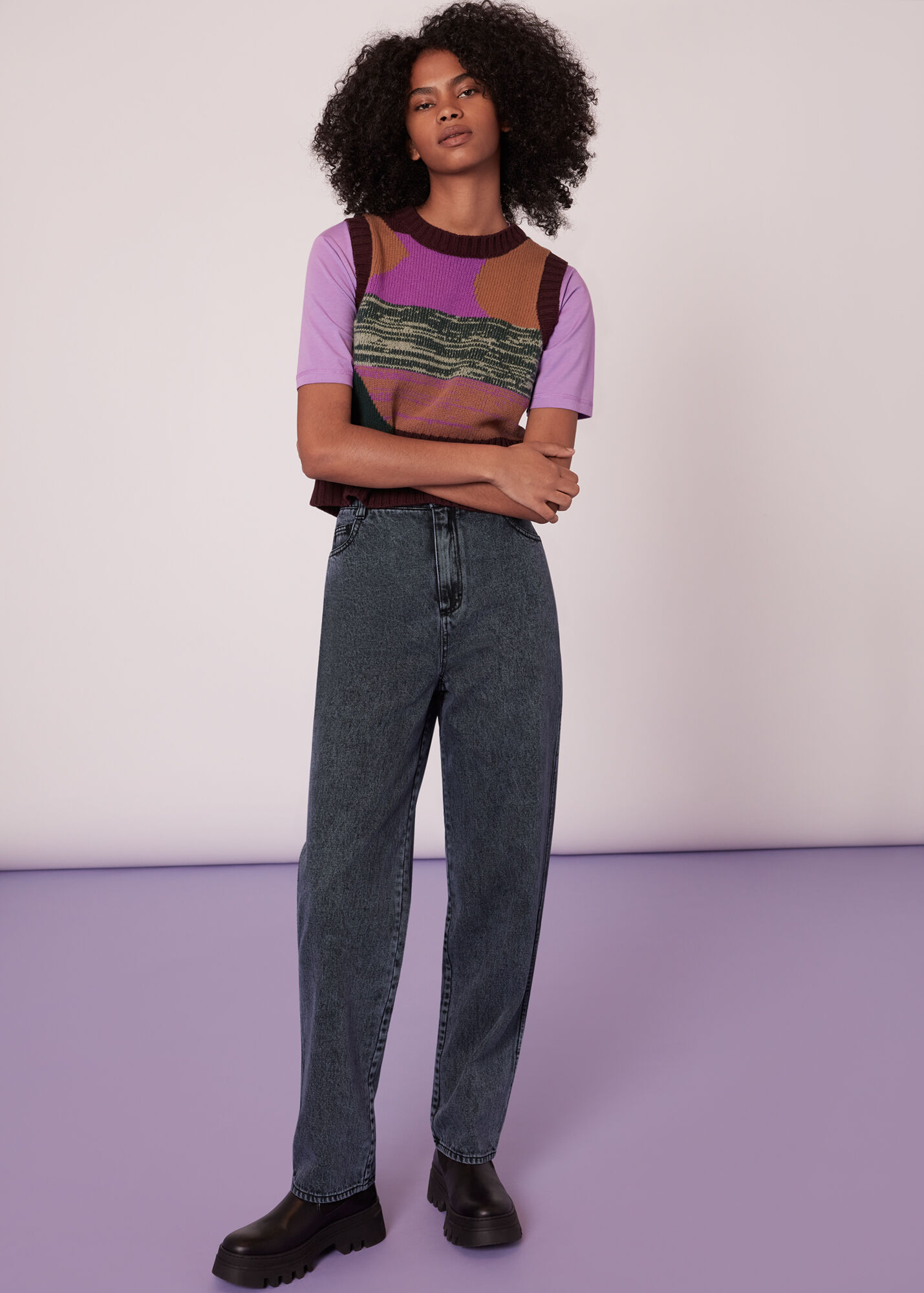 Acid Wash Acid Wash Denim Jeans | WHISTLES | Whistles UK