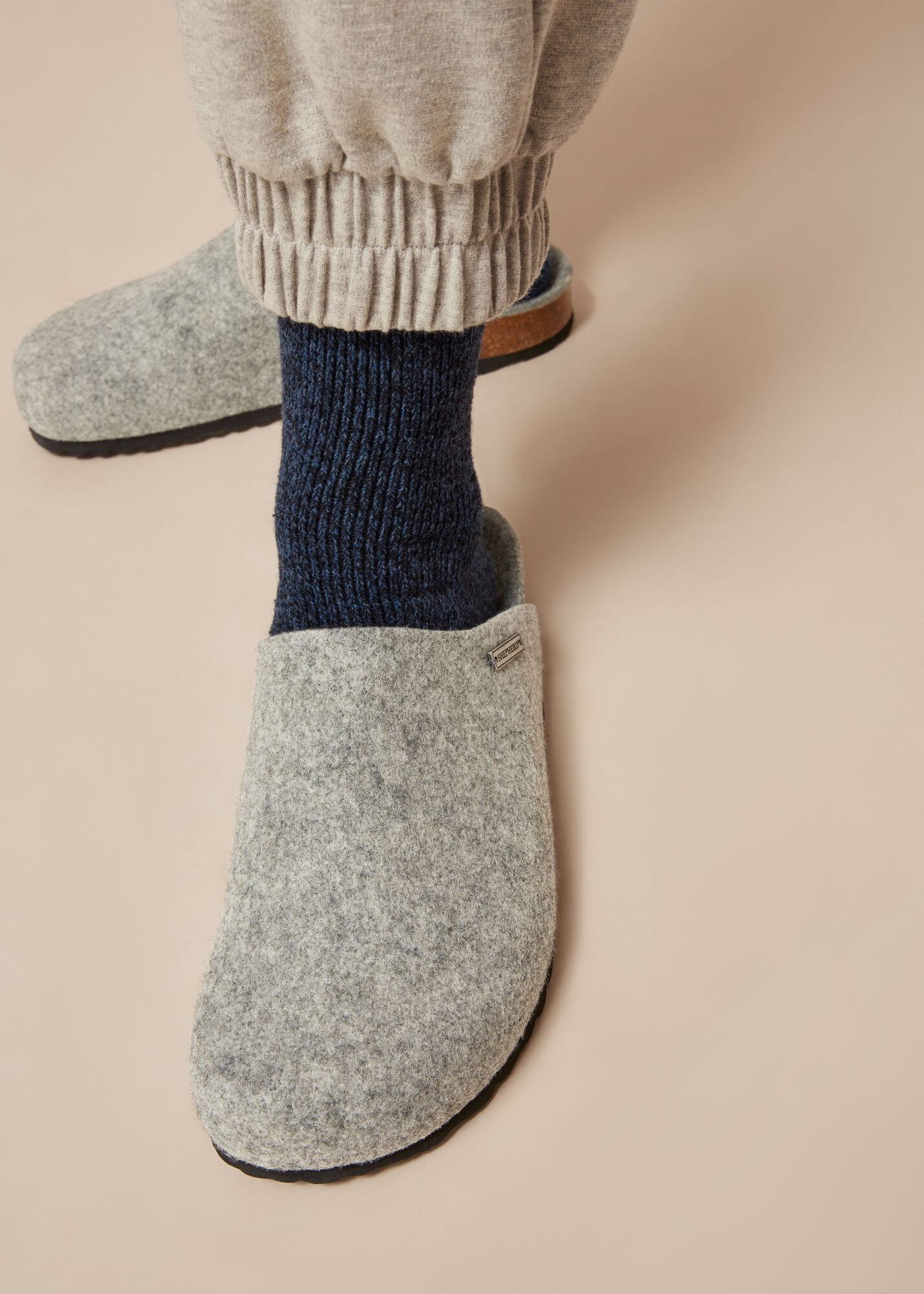 Grey Shepherd Of Sweden Slippers | WHISTLES | Whistles UK