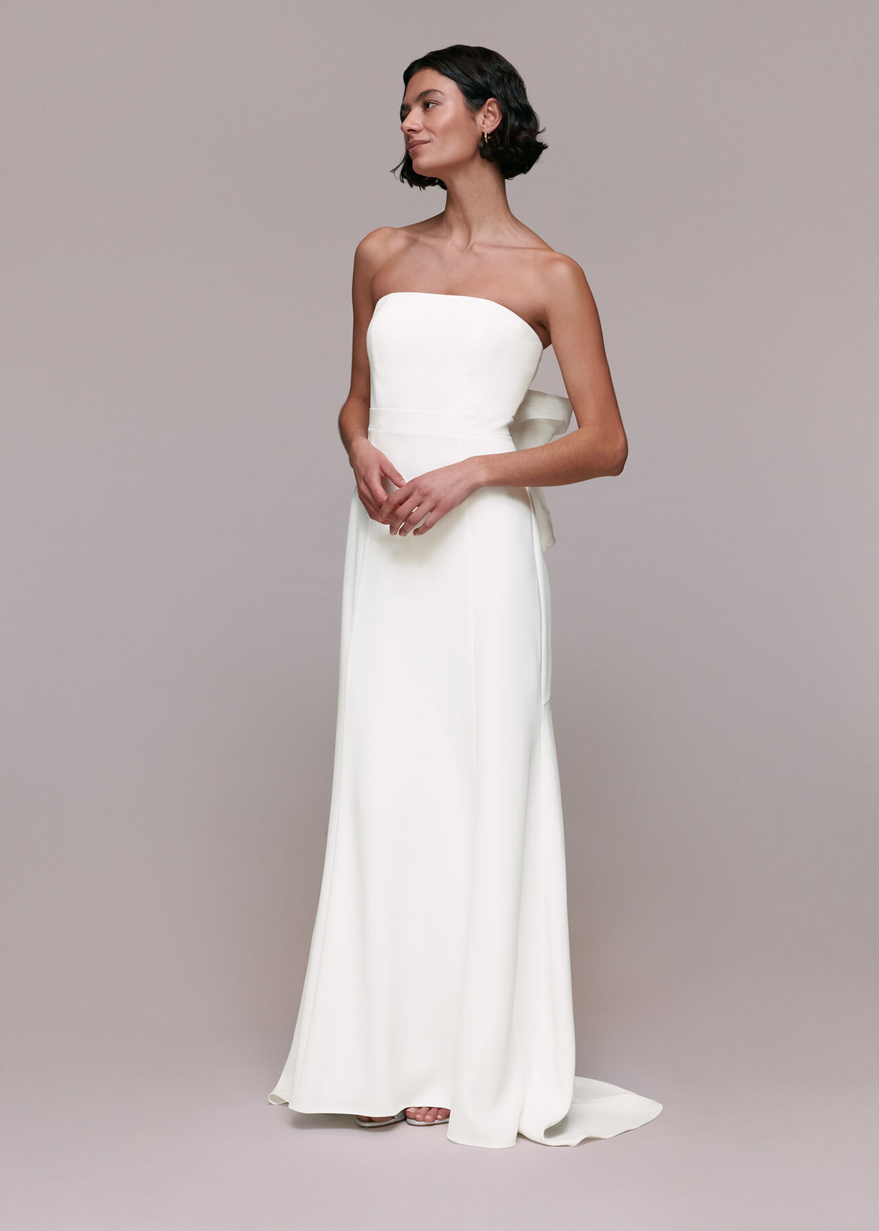 Buy the Whistles Strapless Silk Wedding Gown | Chic Bridal Style