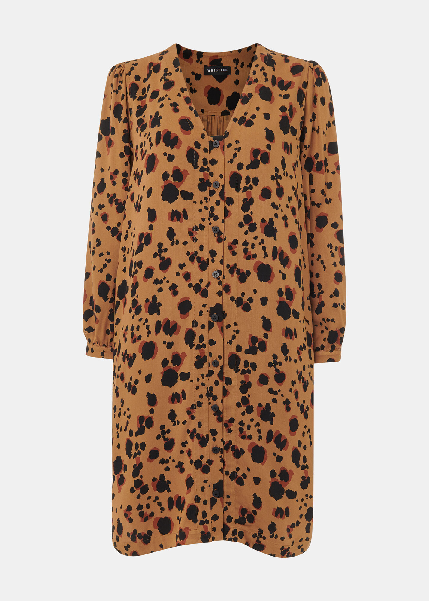 Leopard Print Striking Leopard Print Dress Whistles Whistles Uk