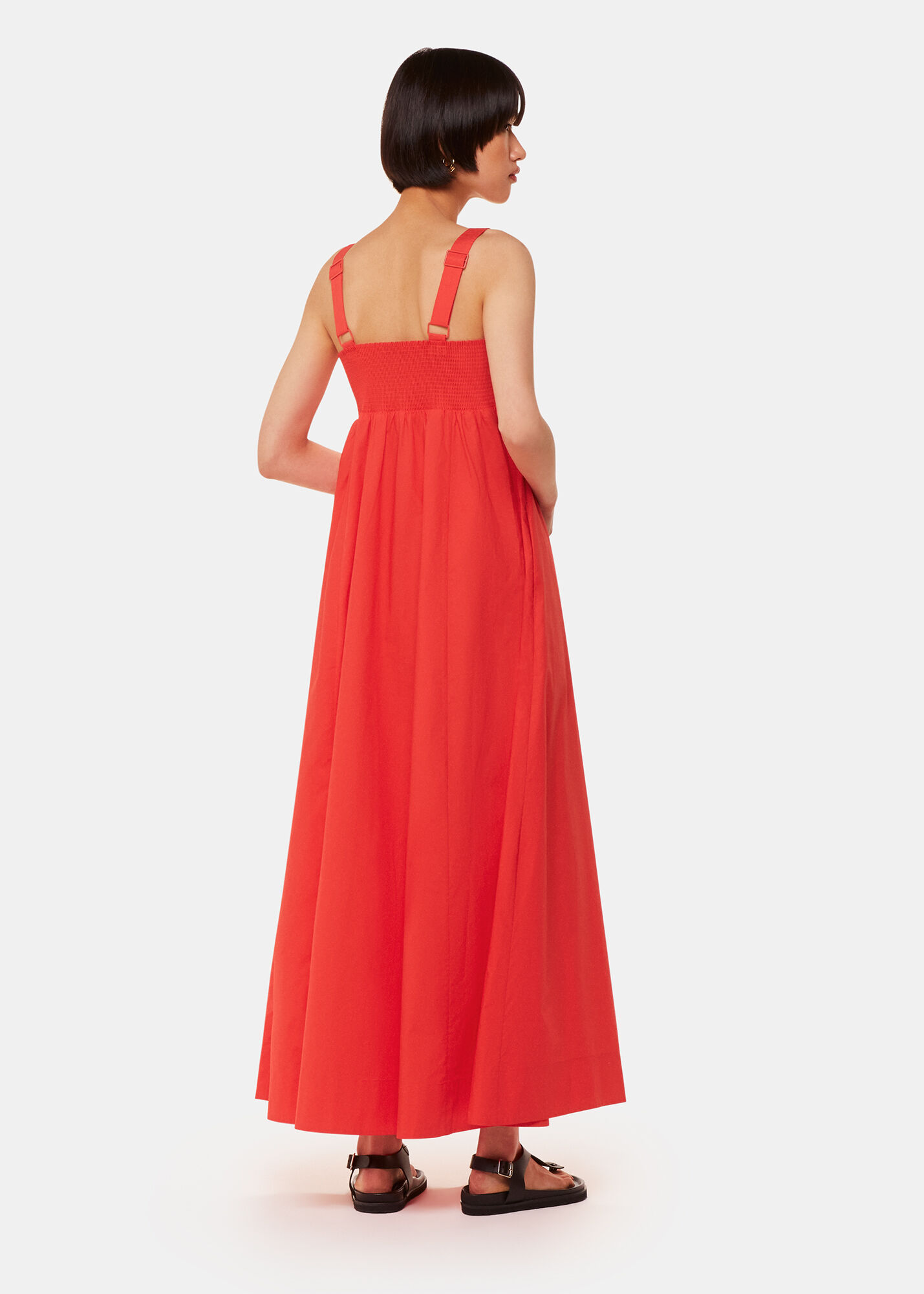 Red Anna Dress | WHISTLES | Whistles UK