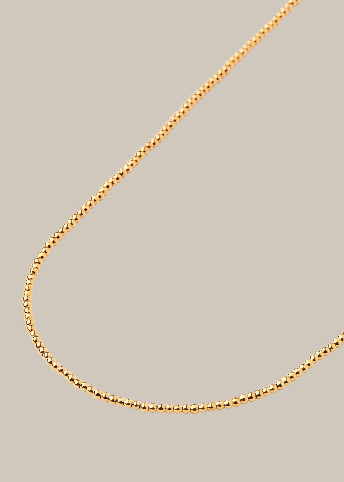 Gold Seed Bead Chain Necklace | WHISTLES