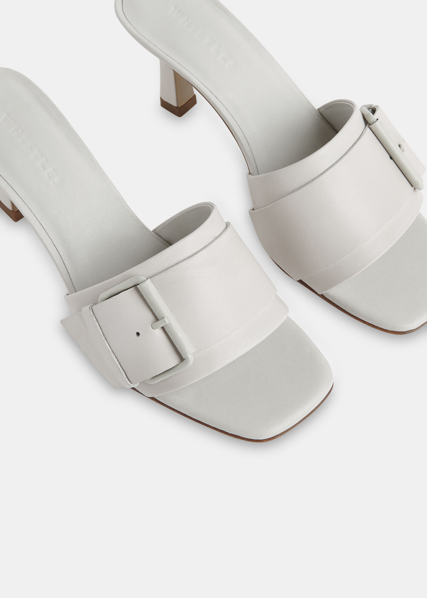 Stone Adella Buckle Mule | WHISTLES | Whistles UK