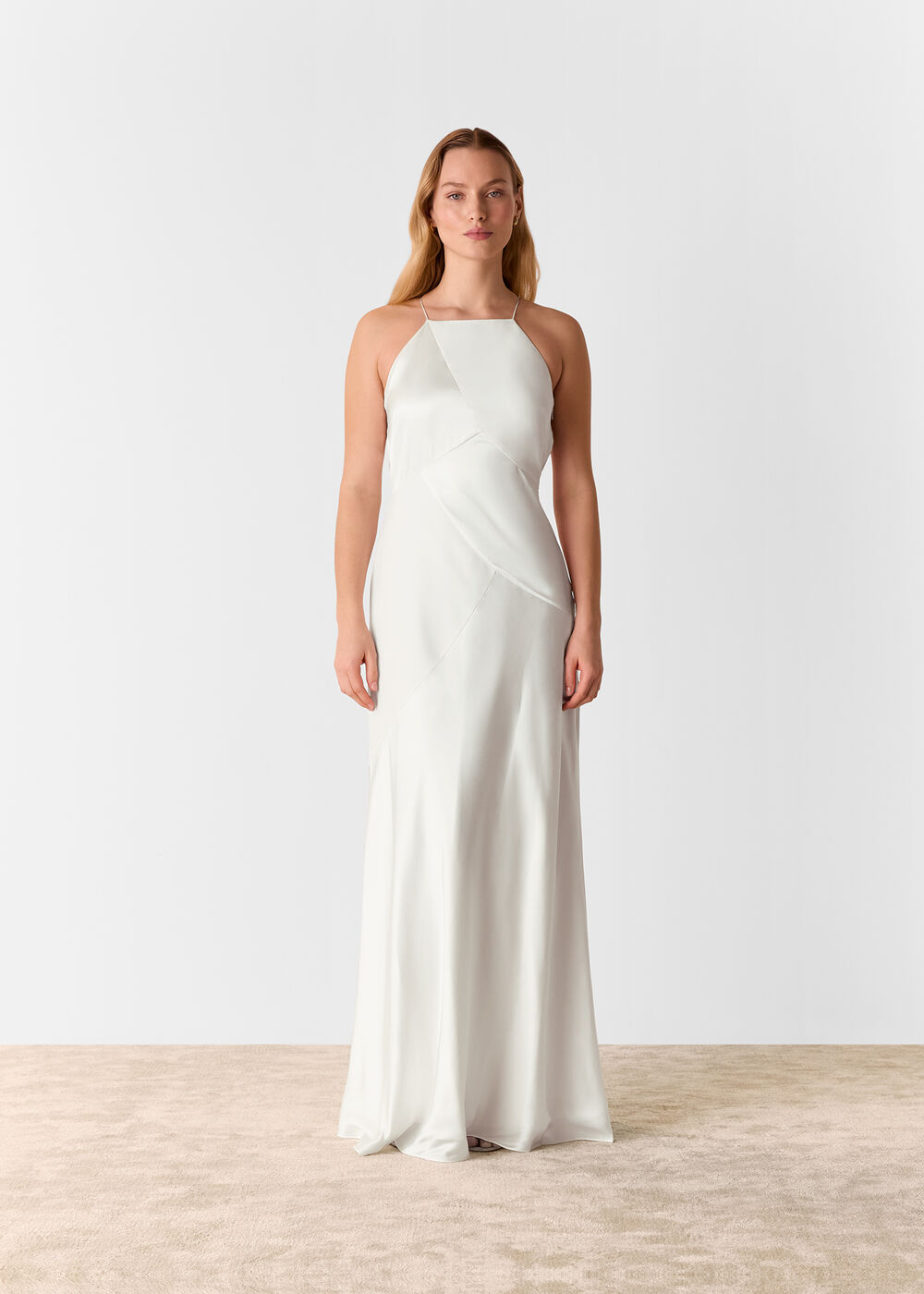 Ivory/Multi Eileen Silk Wedding Dress | WHISTLES | Whistles UK