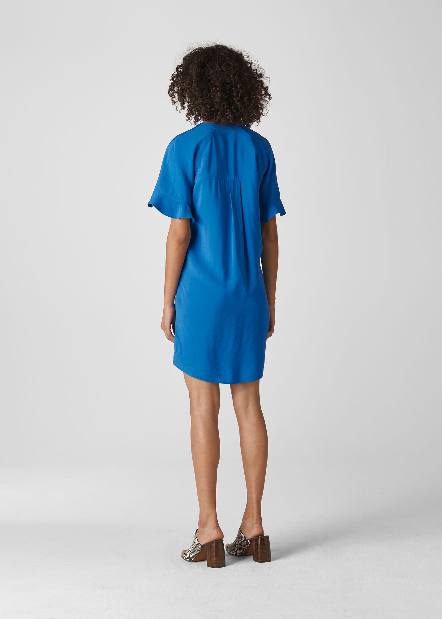 Blue Alba Dress | WHISTLES | Whistles UK